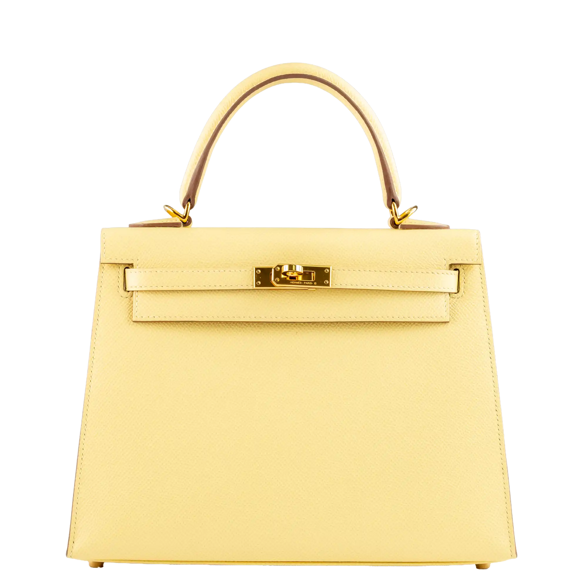 Hermes Kelly 25 Jaune Poussin Epsom Gold Hardware - Pre-owned – Tiger ...