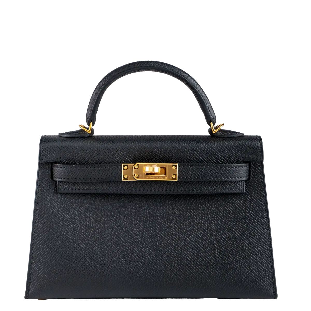 Hermes Mini Kelly II 20 Black Epsom Gold Hardware – Tiger River Watches