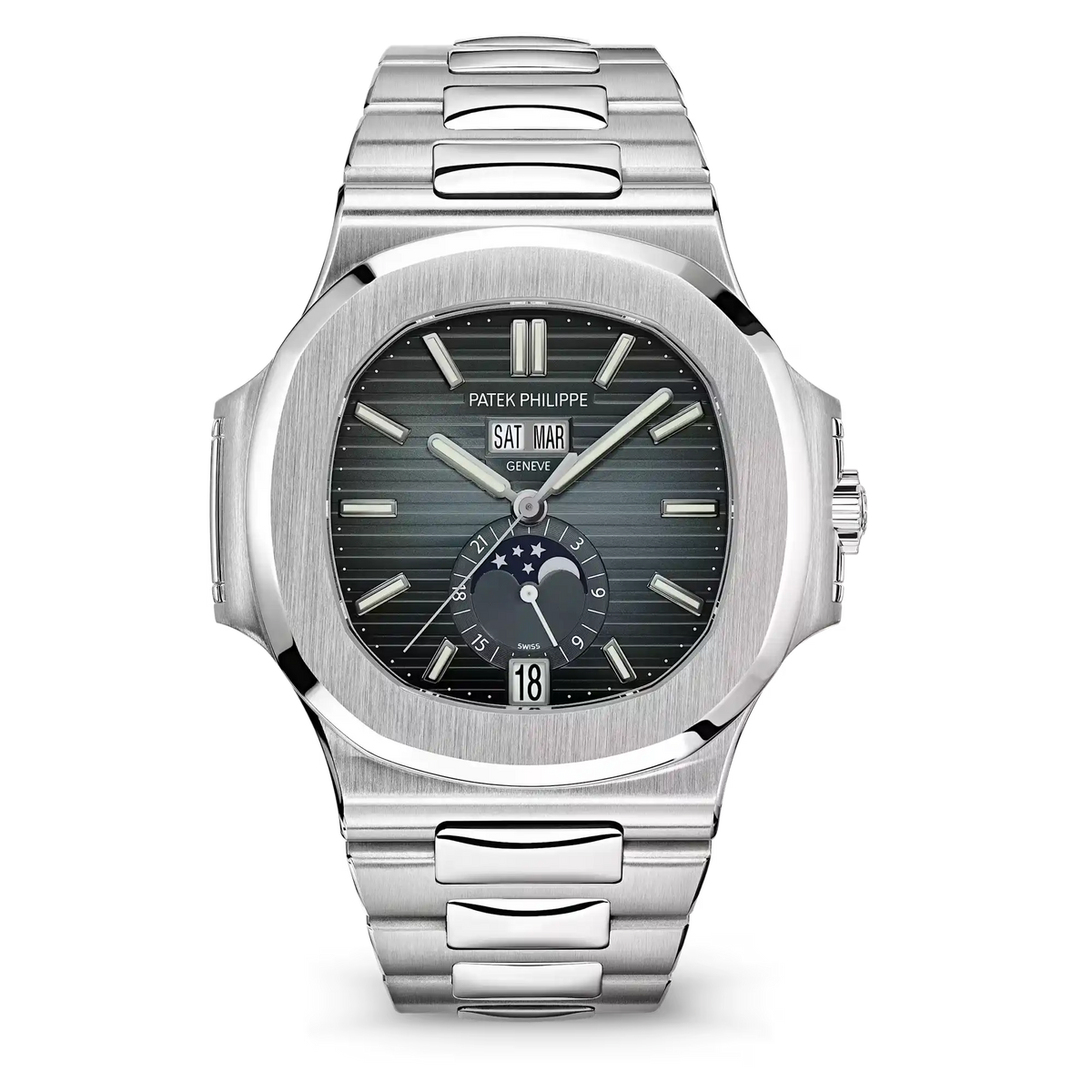 Patek Philippe Nautilus Moonphase 5726/1a – Tiger River Watches