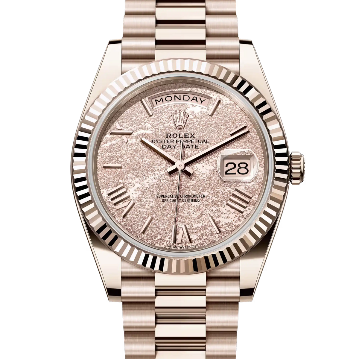 Rolex Day-Date 40 Gold Leaf Design Jubilee Gold 228235JG - 2026 New Re ...