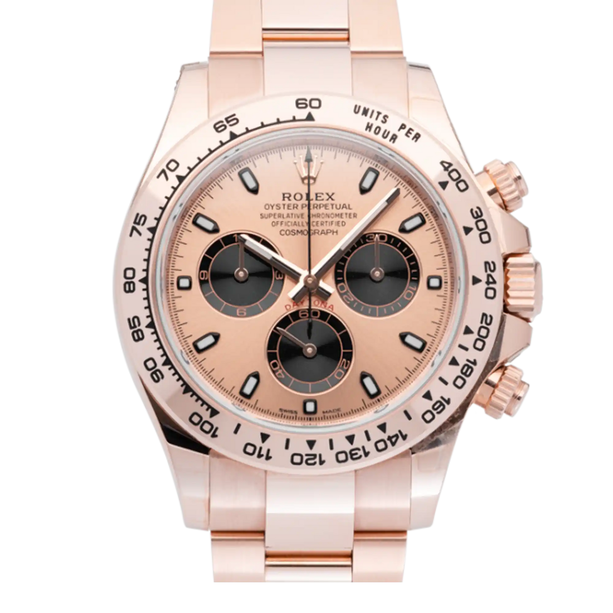 Rolex Daytona Sundust Black Dial Rose Gold 116505 - Pre-owned – Tiger ...
