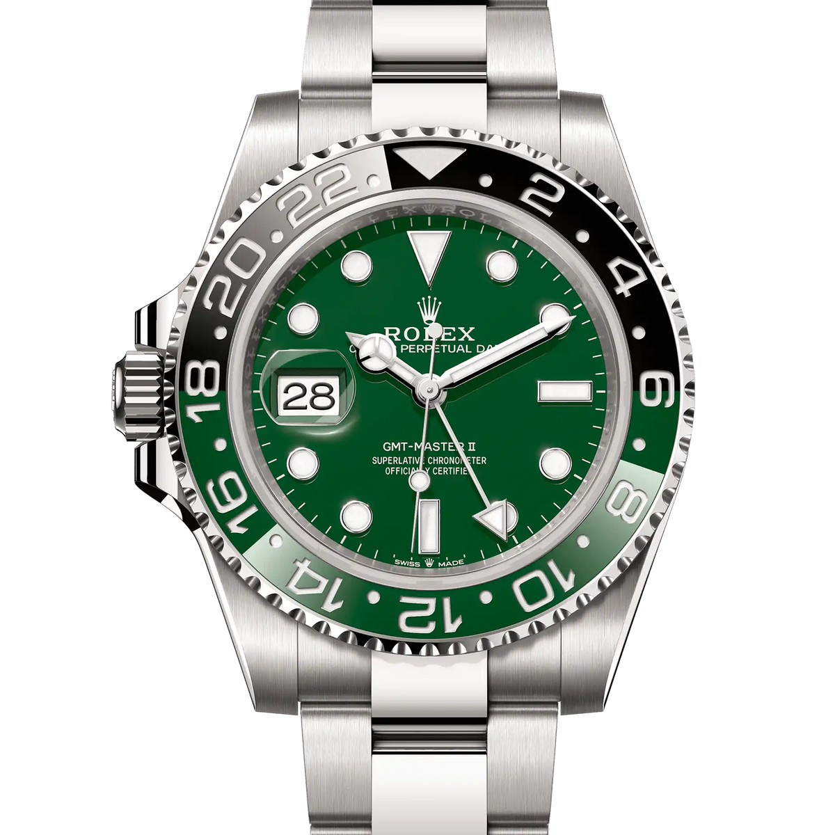 Rolex GMT Master II "Sprite" Green Dial 126729VTNR – Tiger River Watches