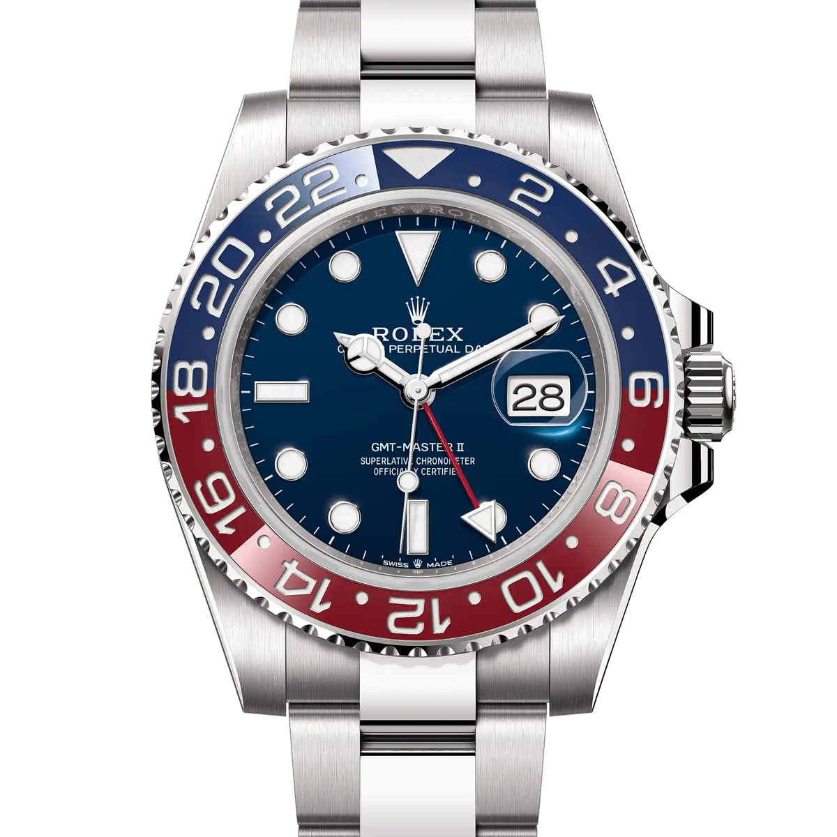 Rolex GMT Master II "Pepsi" Blue Dial Oyster 126719BLRO - Pre-owned ...