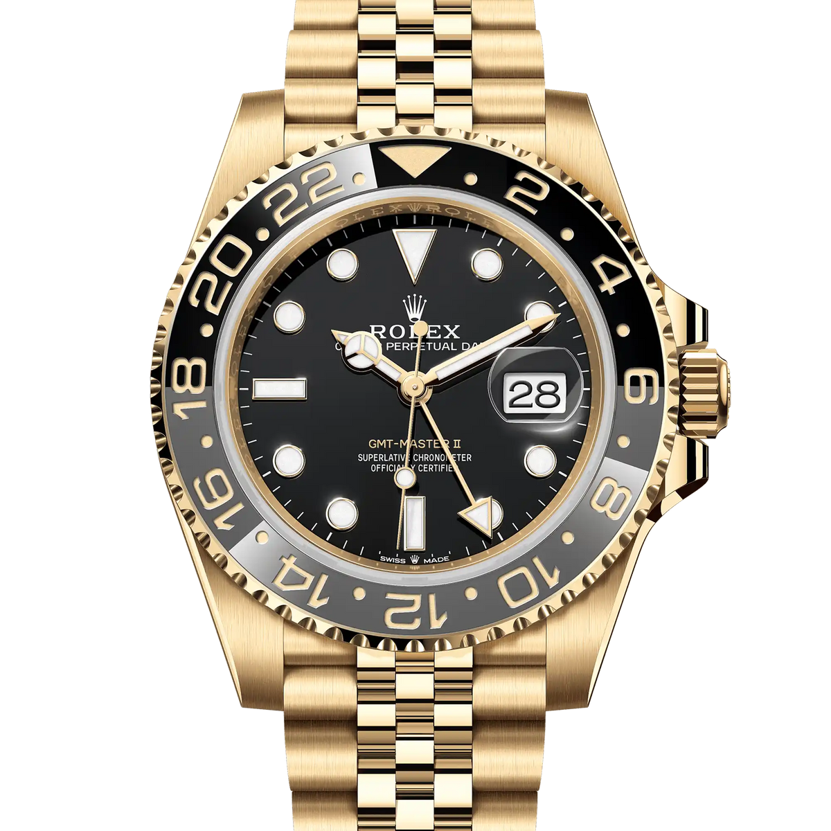 Rolex GMT Master II Black Dial Jubilee 126718GRNR – Tiger River Watches