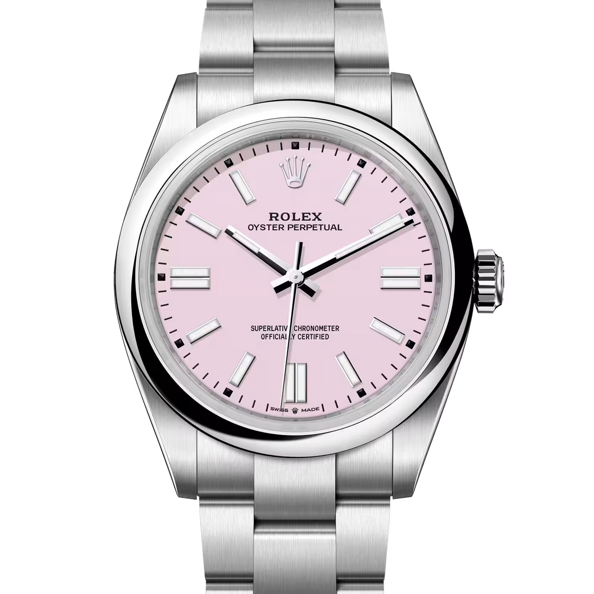 Rolex Oyster Perpetual 41 Candy Pink Dial 134300 - 2025 New Releases ...